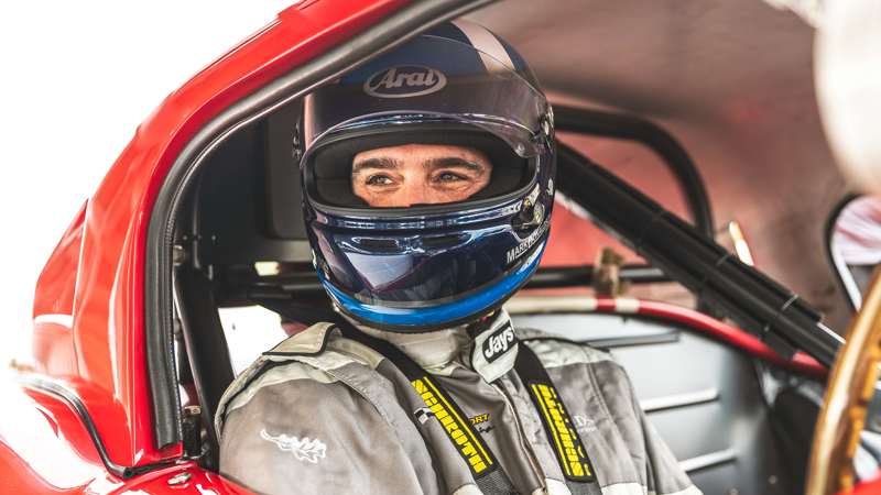 Legendary NASCAR driver Jimmie Johnson test drives AC Cobra ahead of ...