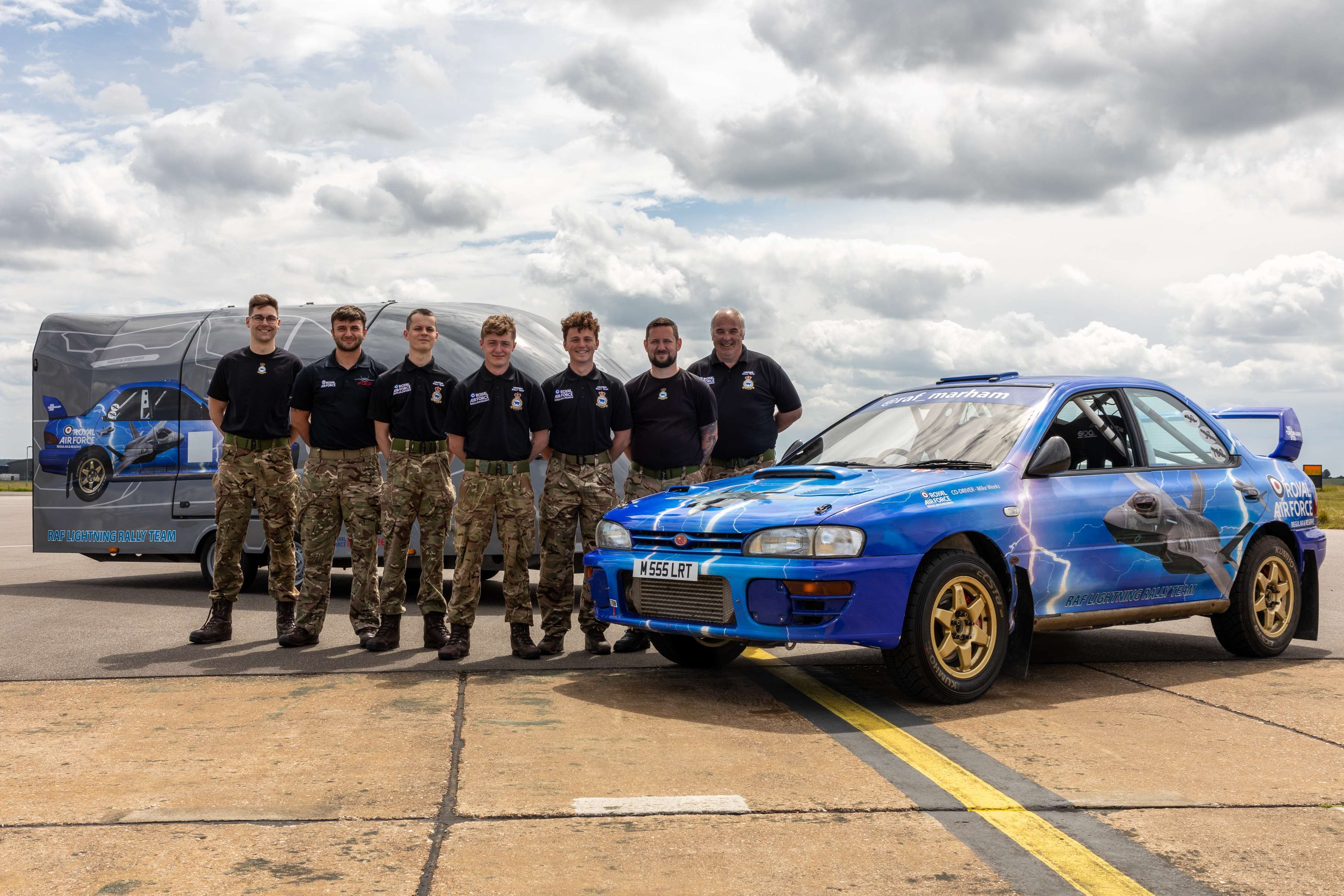 RAF Marham Lightning Rally Team swap horse-power for people power ...