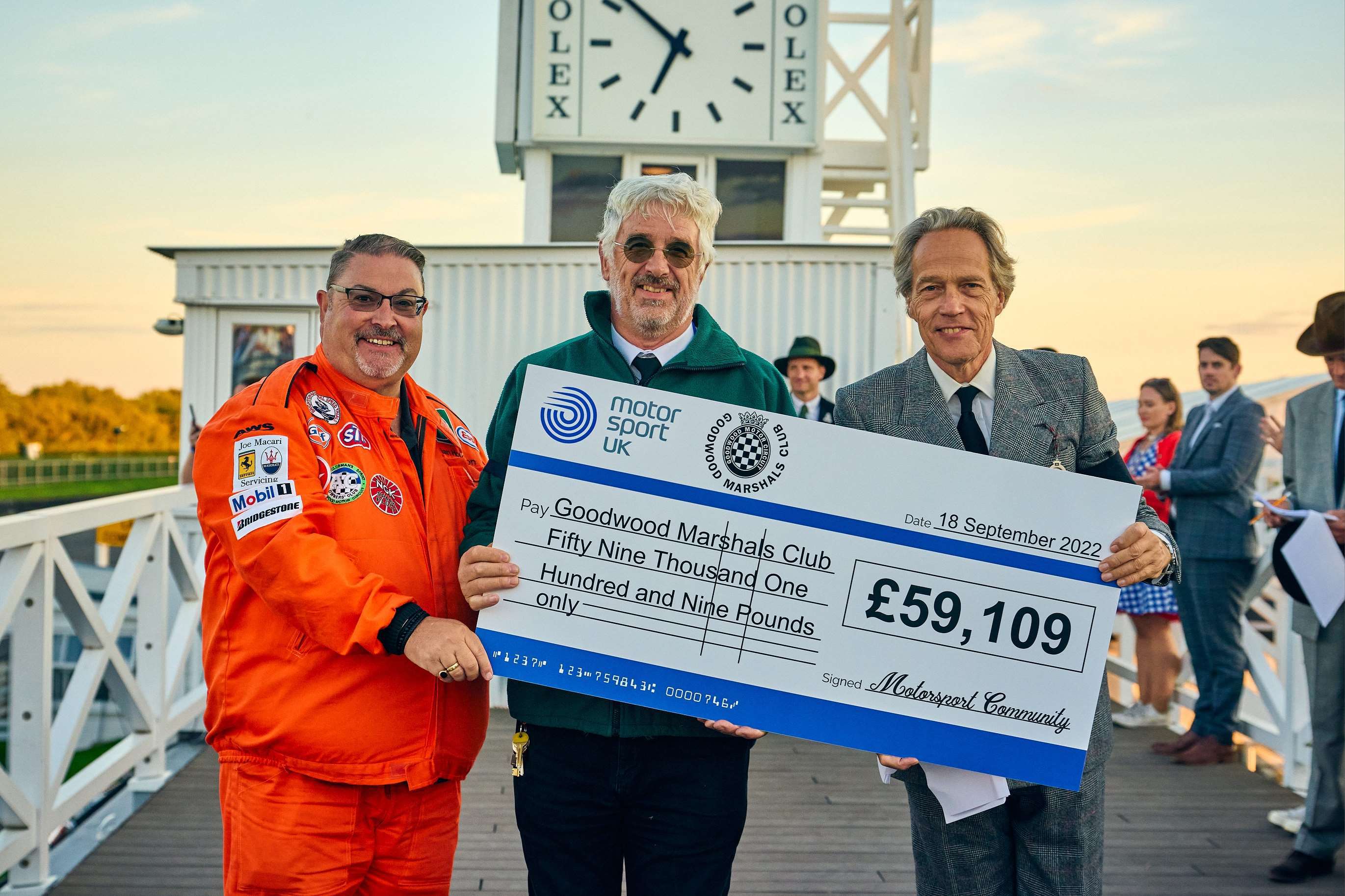 Rob Foote memorial fund donated to Goodwood Marshals Club | Goodwood ...