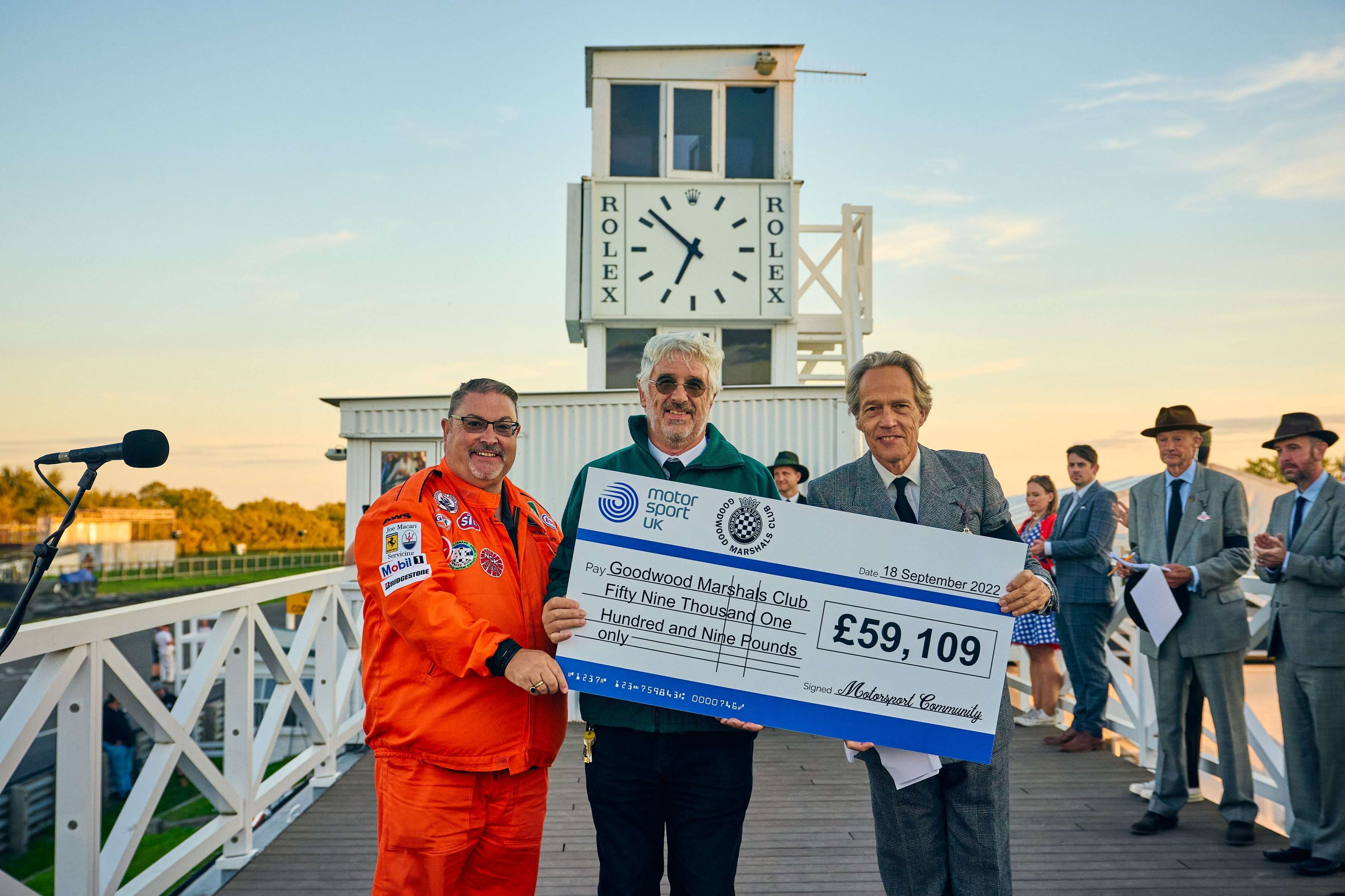 Rob Foote memorial fund donated to Goodwood Marshals Club | Goodwood ...