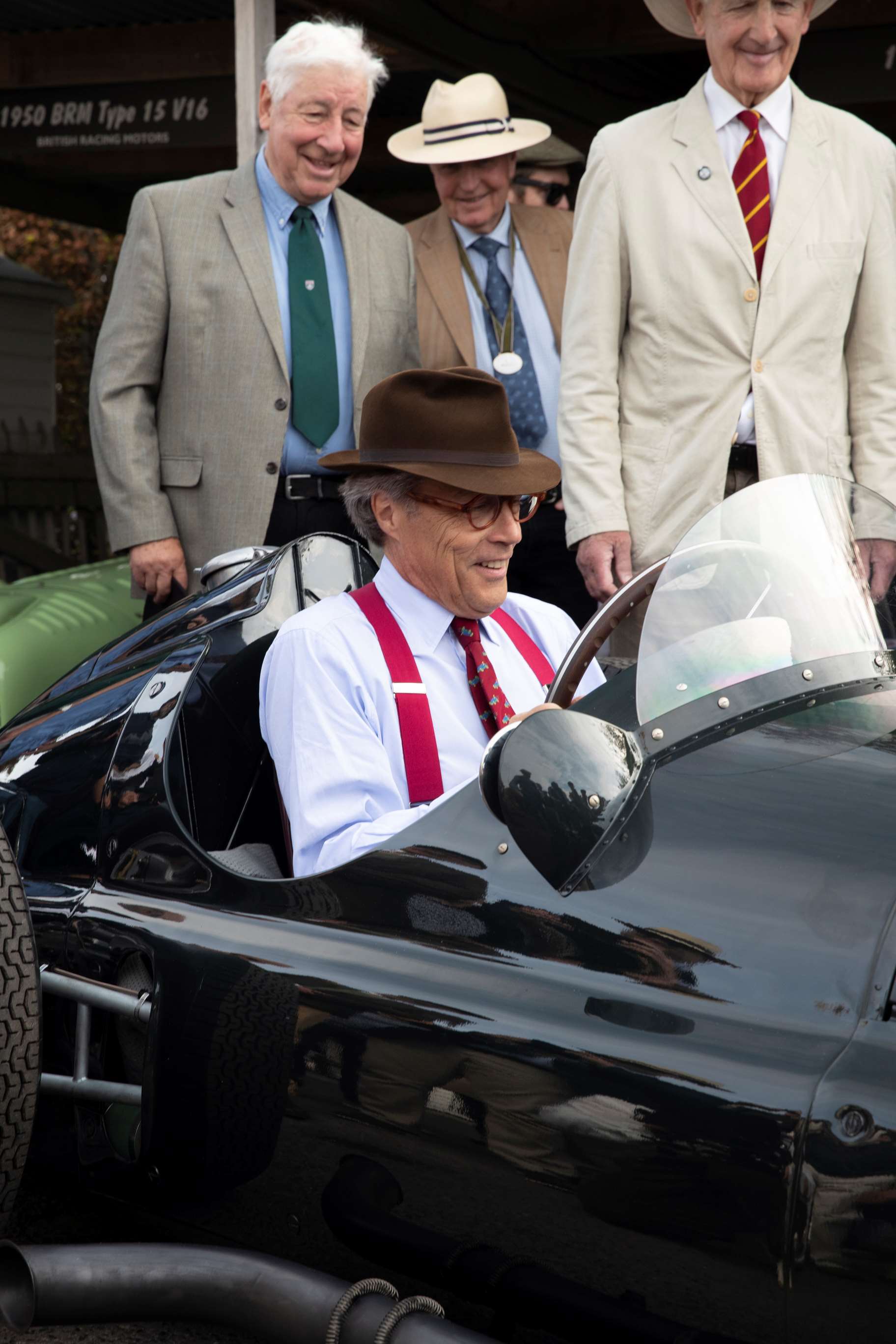 The cars, the drivers, the vintage outfits - and smashing weather ...